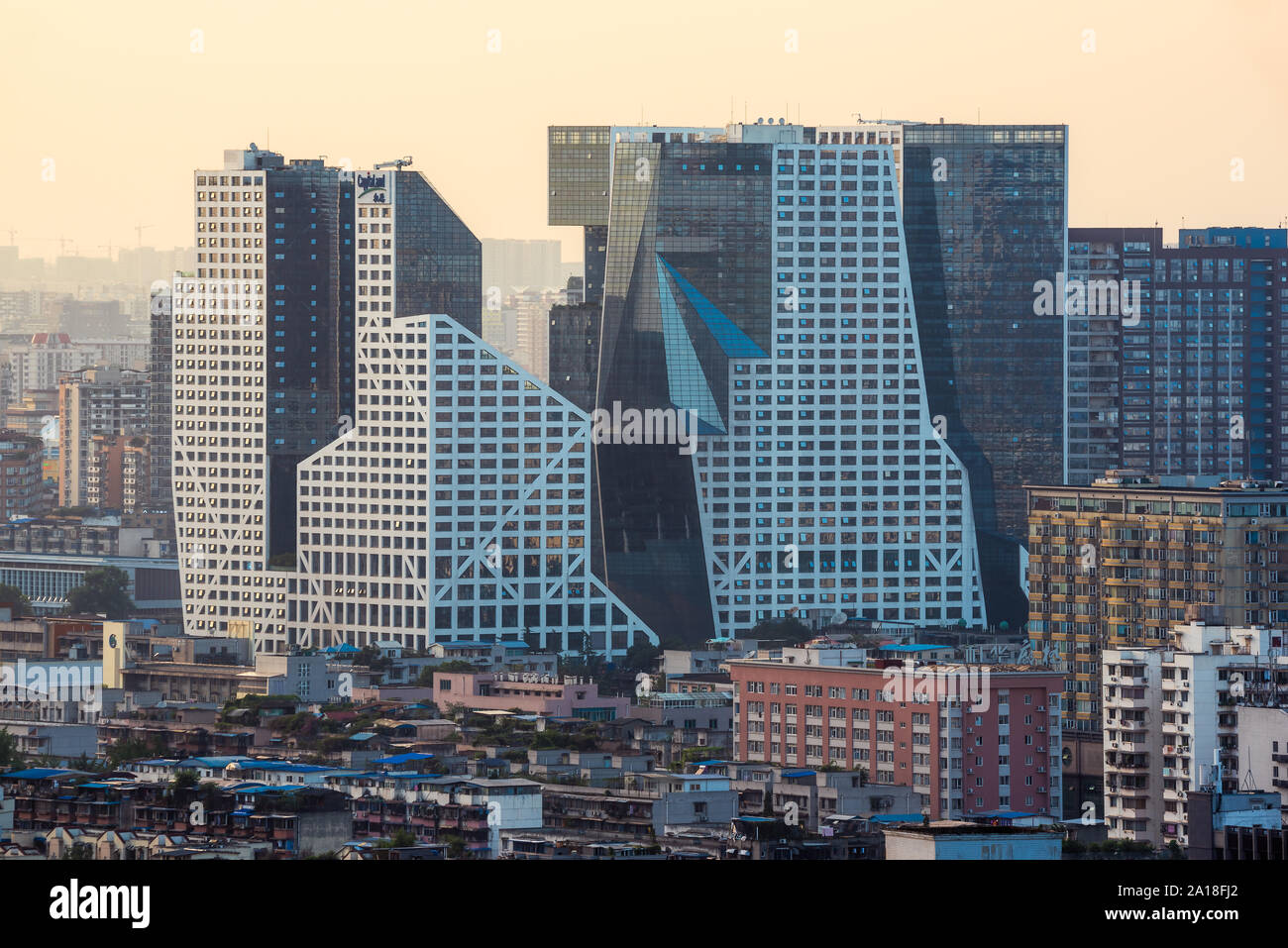 Chengdu, Sichuan province, China - Sept 21, 2019 : Raffles city ...