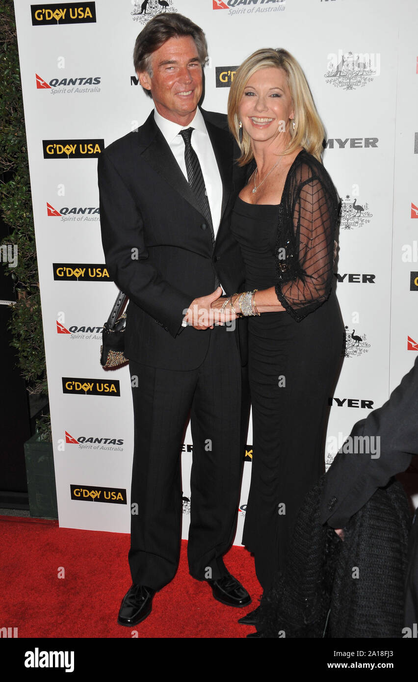 Olivia Newton John With Husband John Easterling High Resolution Stock ...