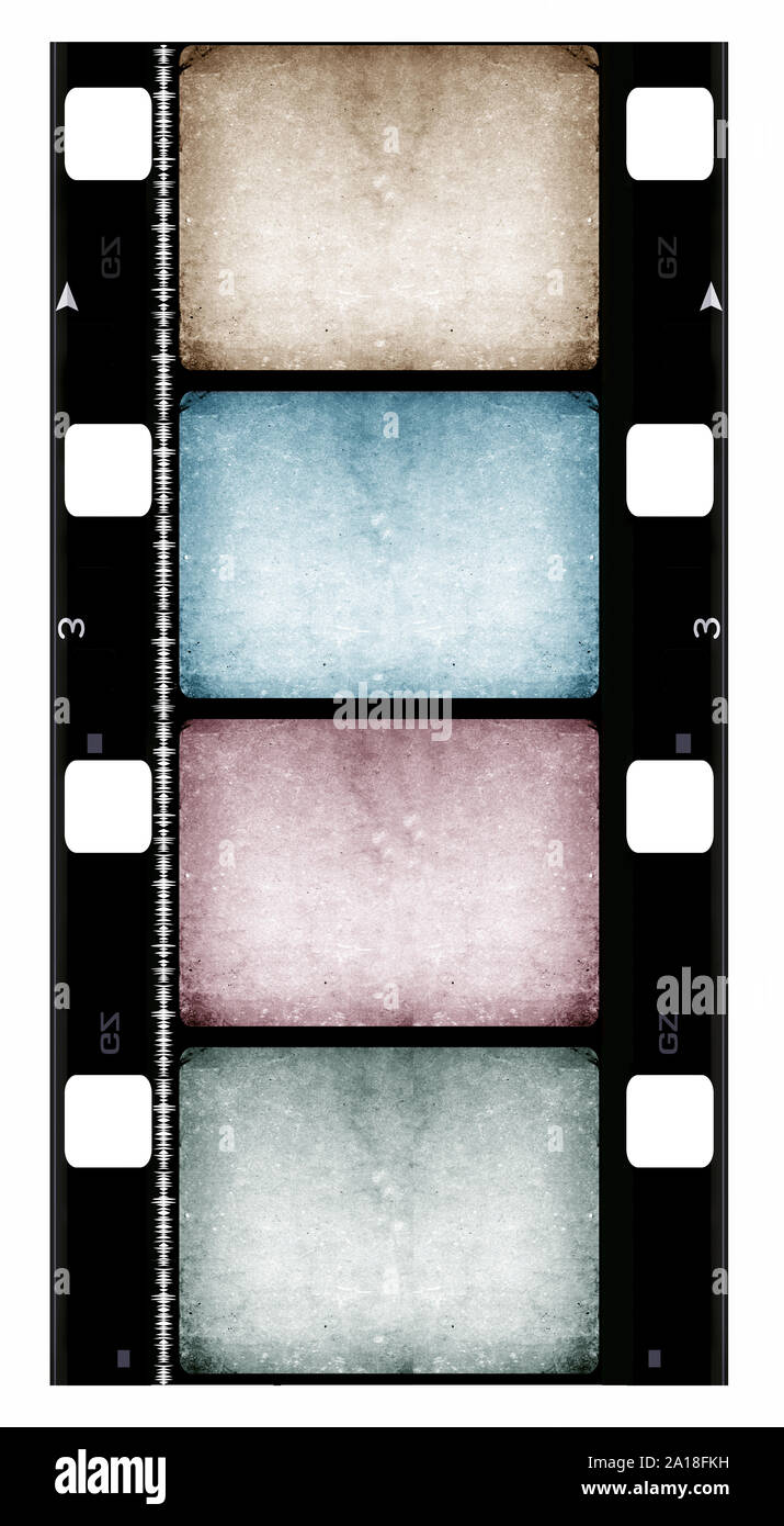 Old movie frames Cut Out Stock Images & Pictures - Alamy