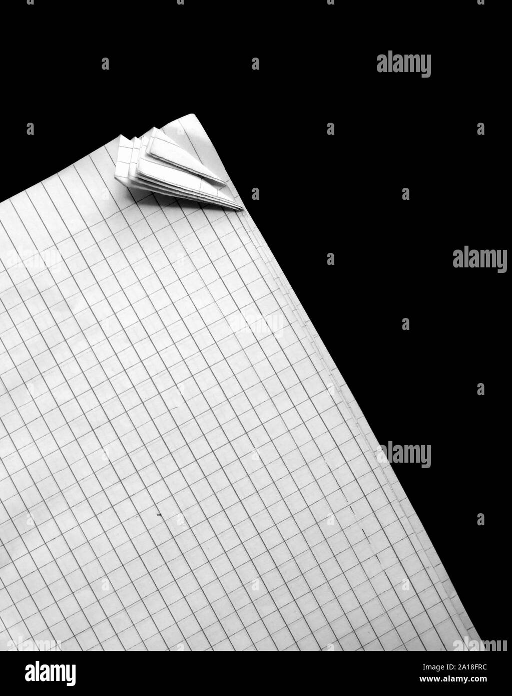 Blank sheets paper binder Black and White Stock Photos & Images - Alamy