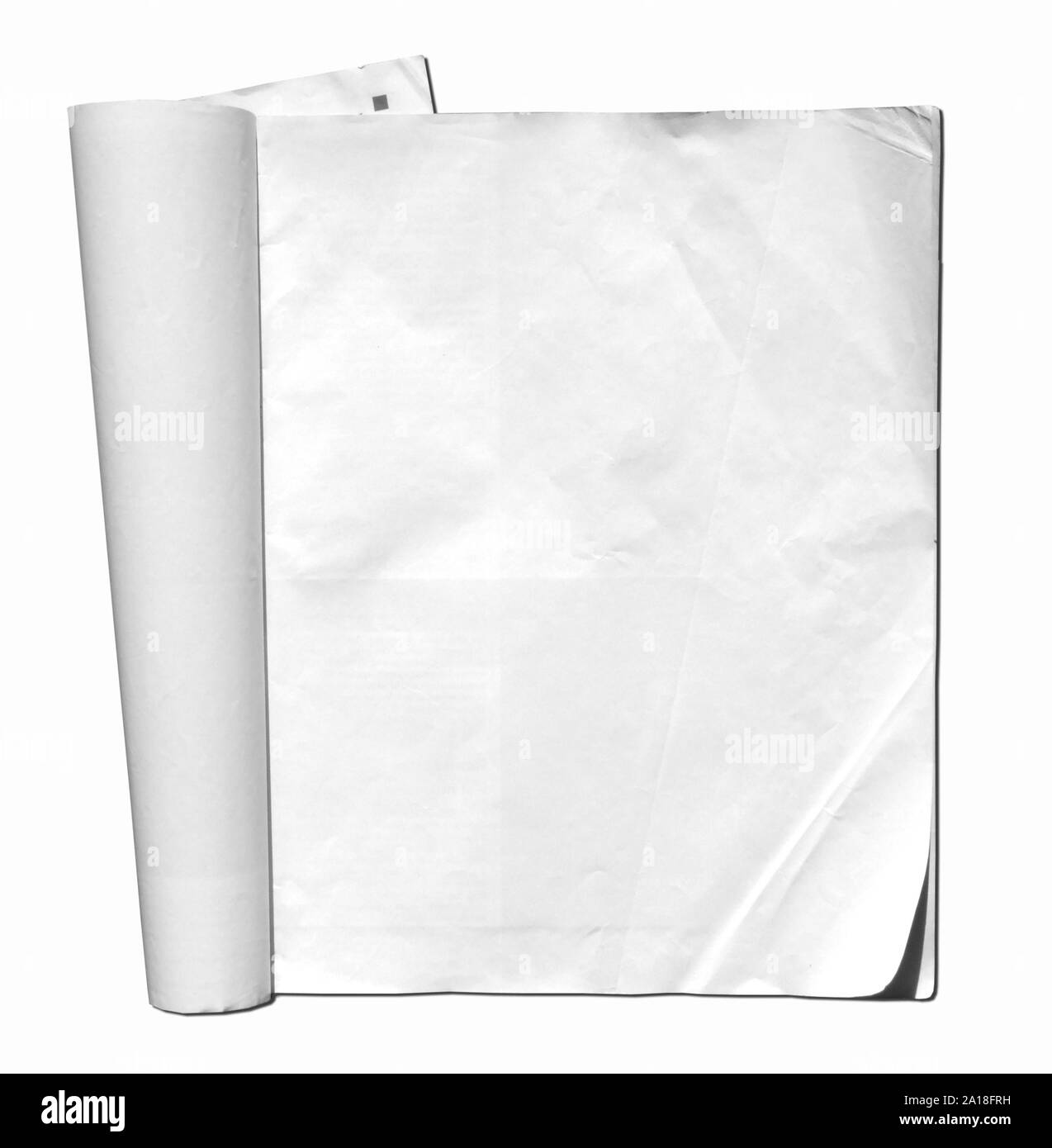 Blank sheets paper binder Black and White Stock Photos & Images - Alamy