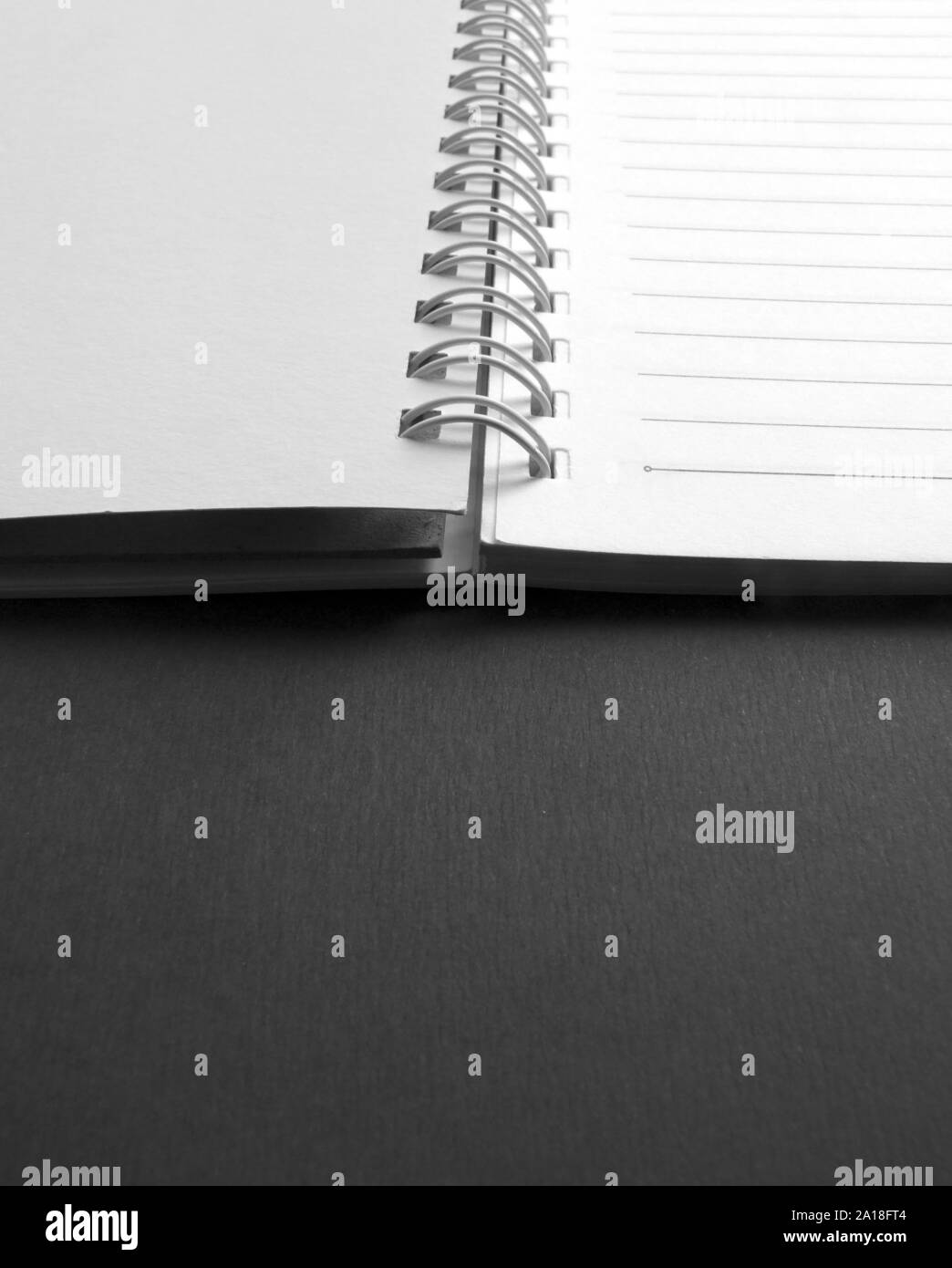 Spiral binding Black and White Stock Photos & Images - Alamy