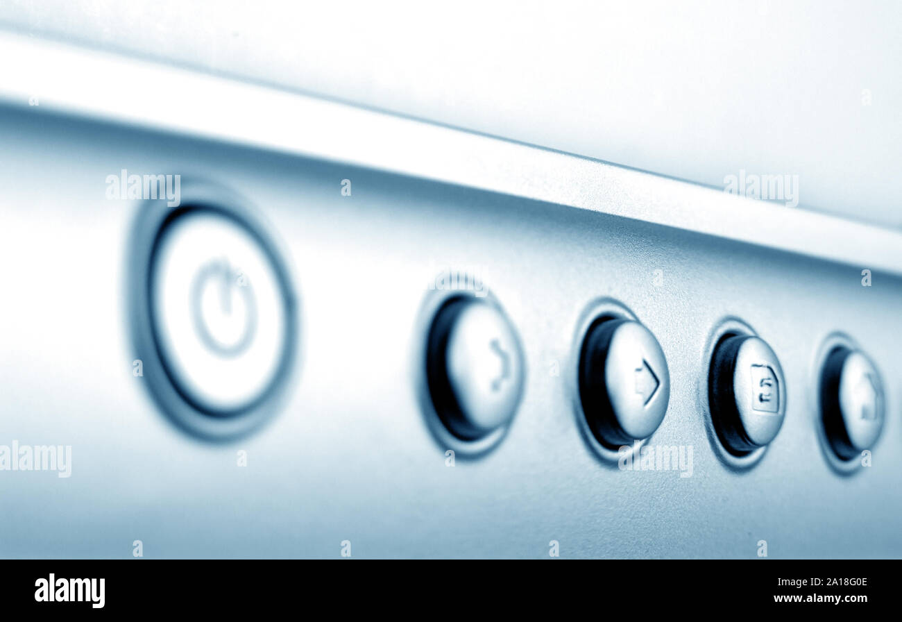 Close up of desktop computer keyboard buttons Stock Photo - Alamy