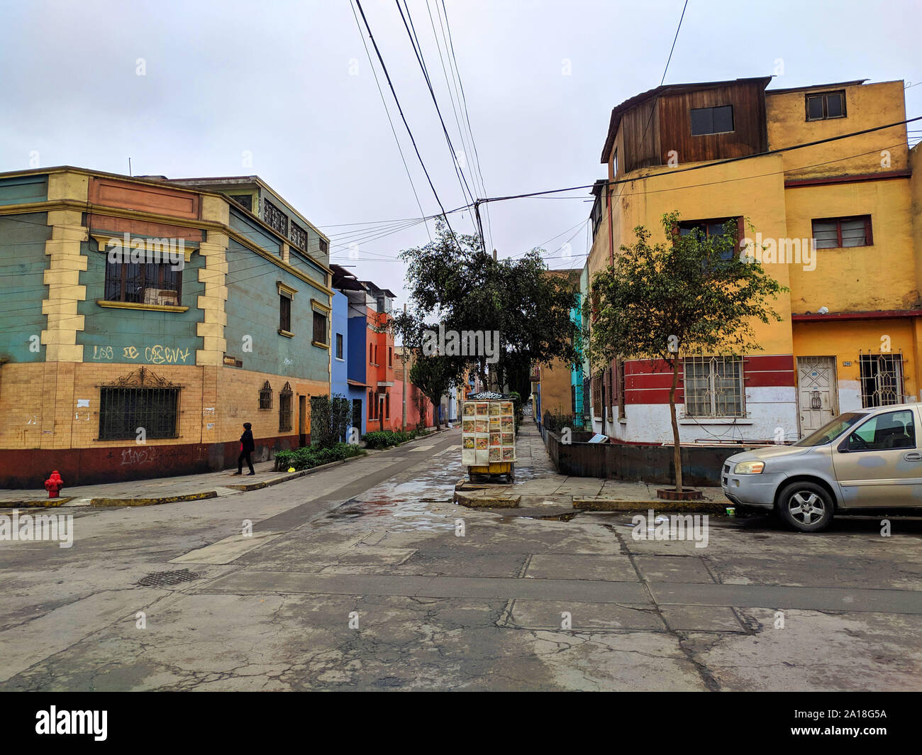 streets of the Peruvian capital Lima Peru Stock Photo - Alamy