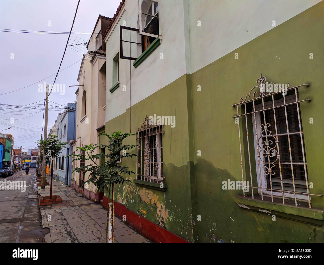streets of the Peruvian capital Lima Peru Stock Photo - Alamy