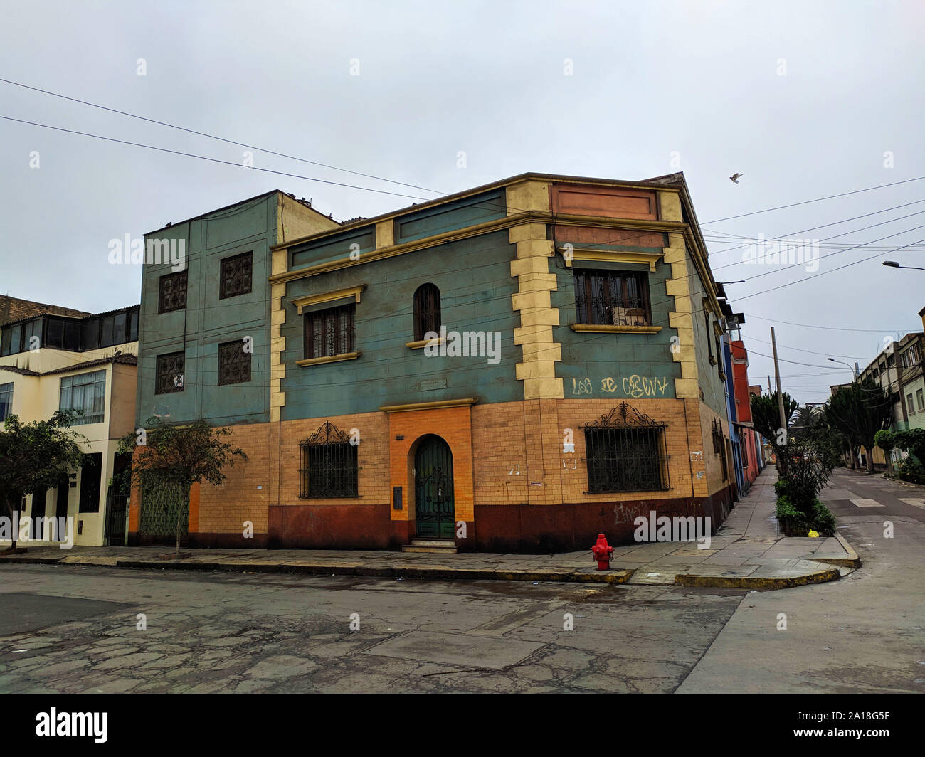 streets of the Peruvian capital Lima Peru Stock Photo - Alamy