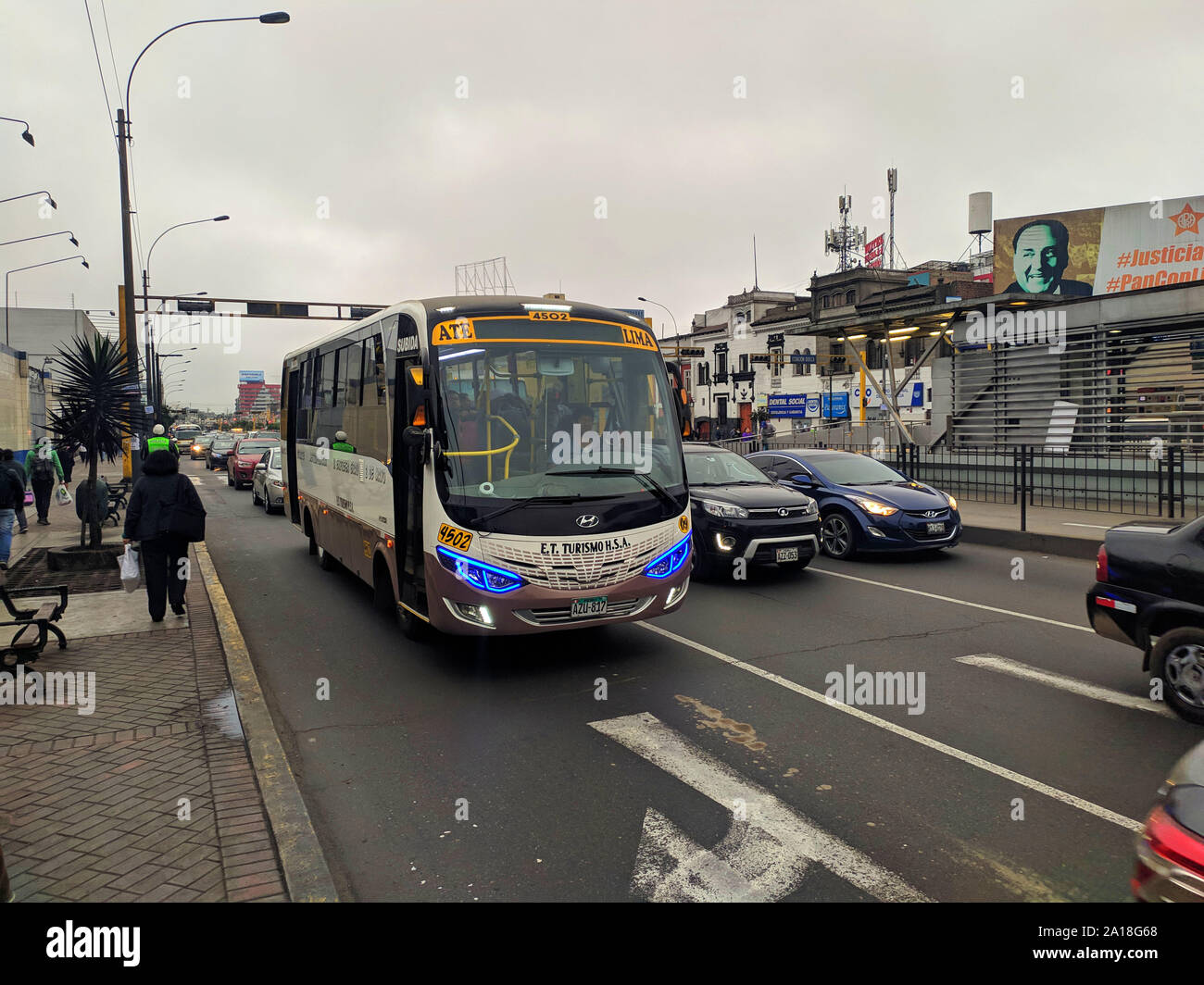 streets of the Peruvian capital Lima Peru Stock Photo - Alamy