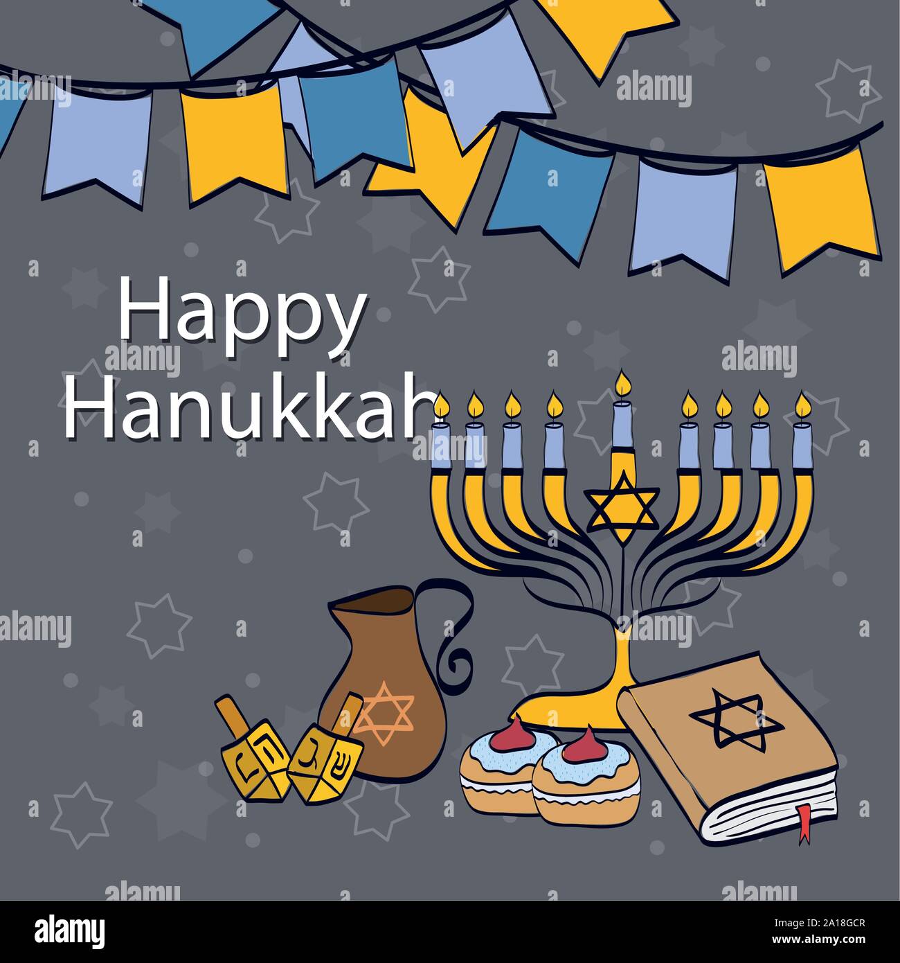 Happy Hanukkah Animated
