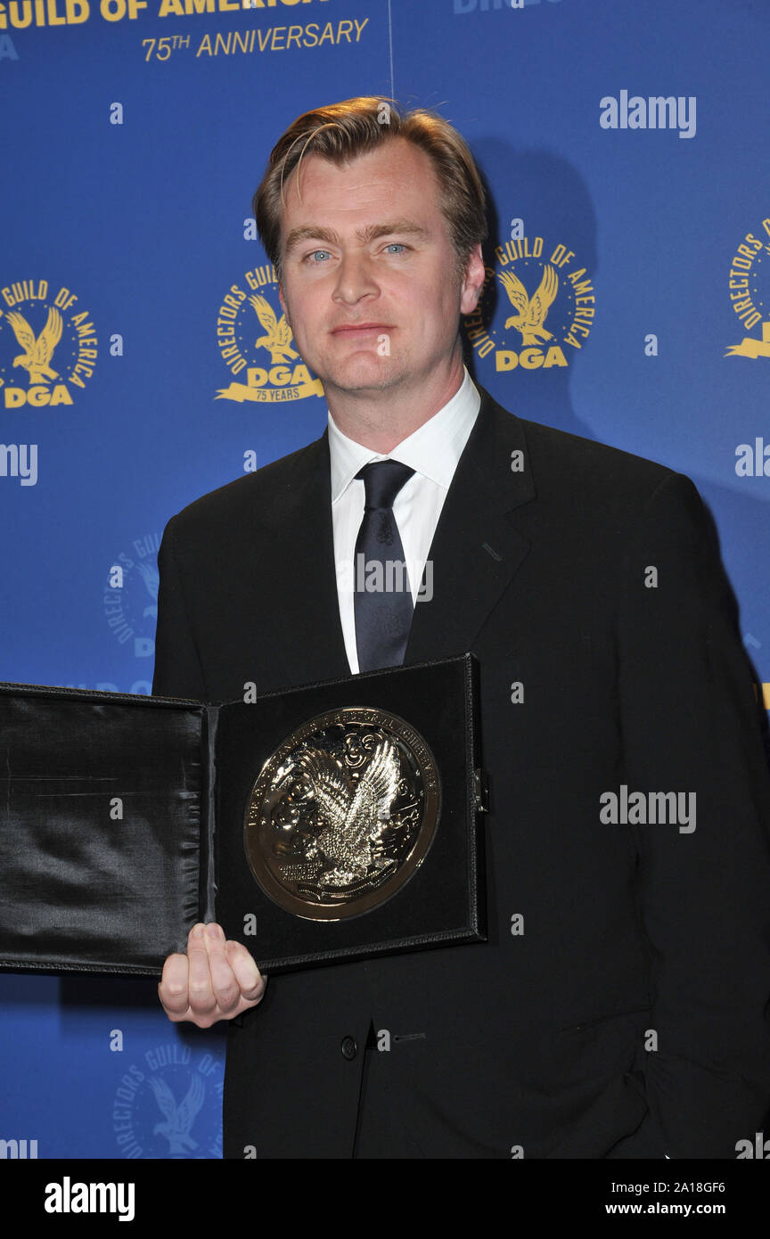 Christopher nolan dga awards 2011 press room hi-res stock photography ...