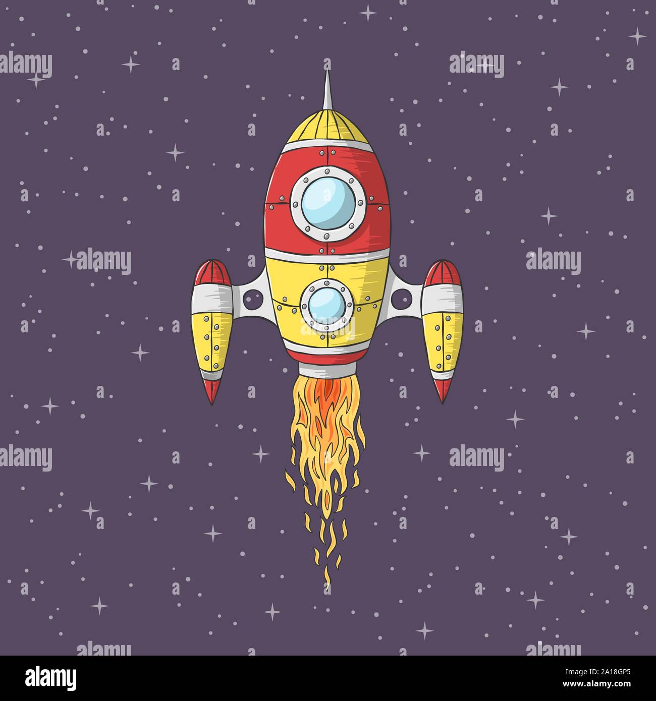 Starship launch Stock Vector Images - Alamy
