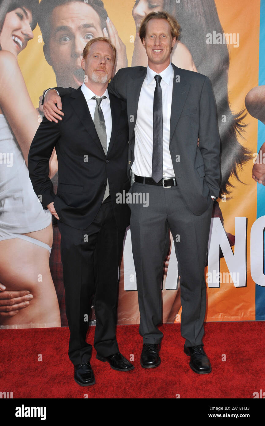 LOS ANGELES, CA. August 01, 2011: Writers Scott Moore (left) & Jon ...
