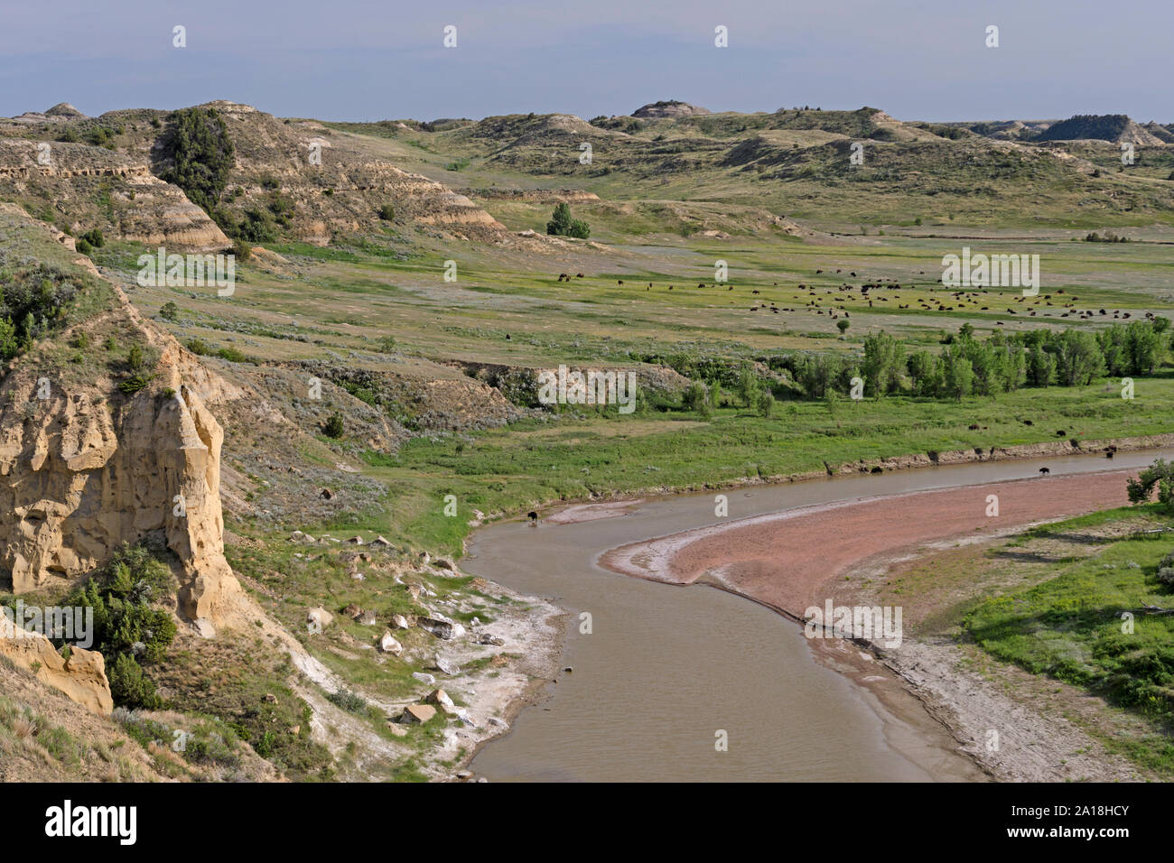 Missouri River North Dakota Badlands High Resolution Stock Photography ...