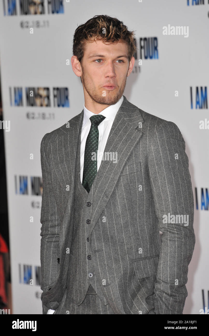 LOS ANGELES, CA. February 09, 2011: British actor Alex Pettyfer at the ...