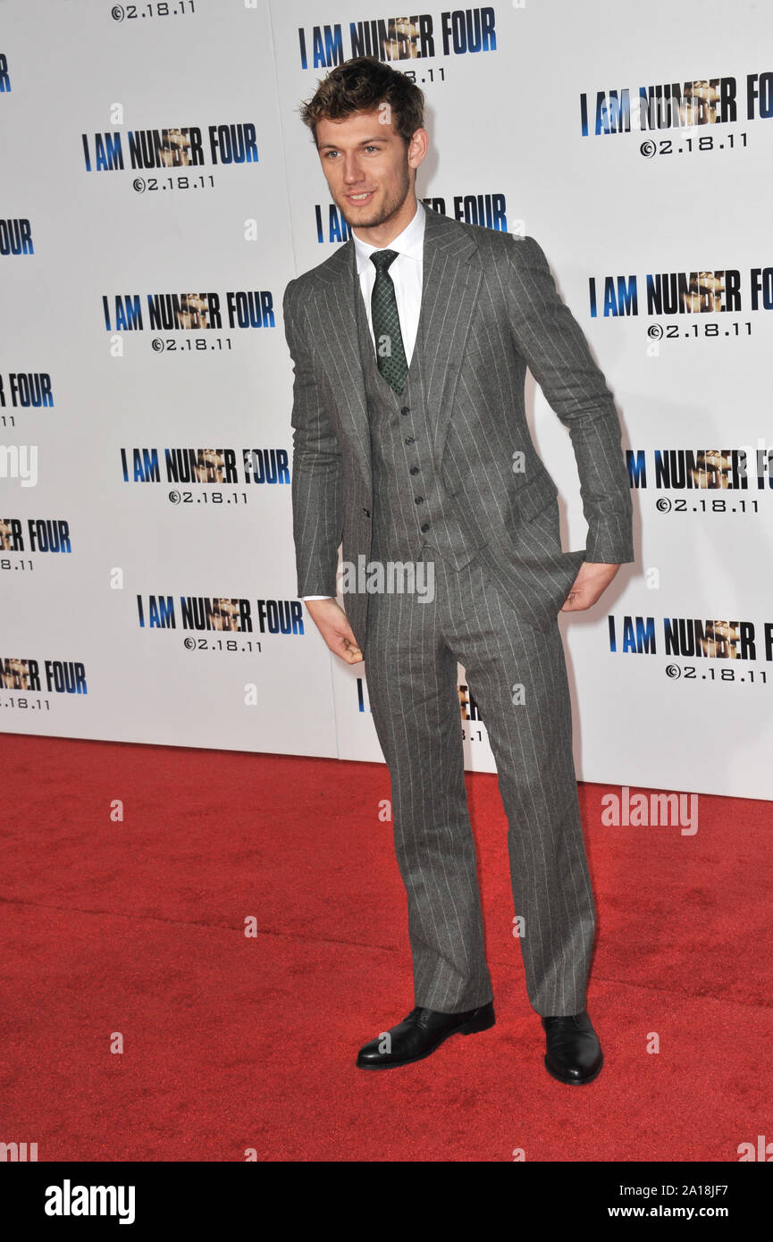 LOS ANGELES, CA. February 09, 2011: British actor Alex Pettyfer at the ...