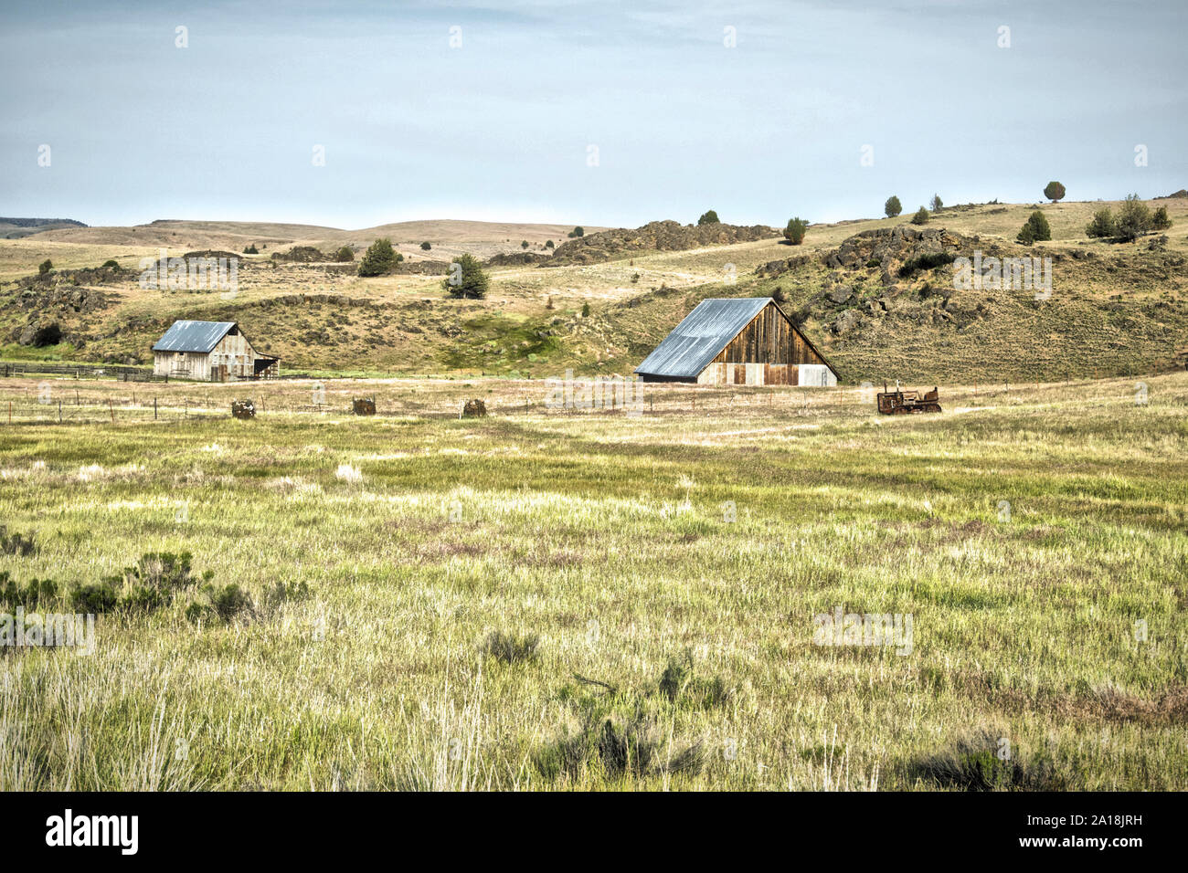 The Old Farm Stock Photo - Alamy