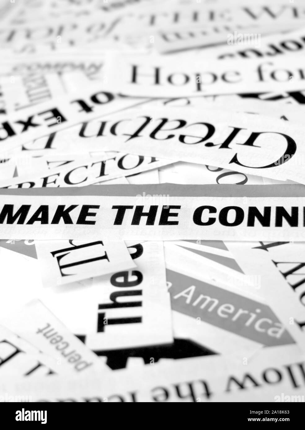 Close up of new paper headlines Stock Photo - Alamy