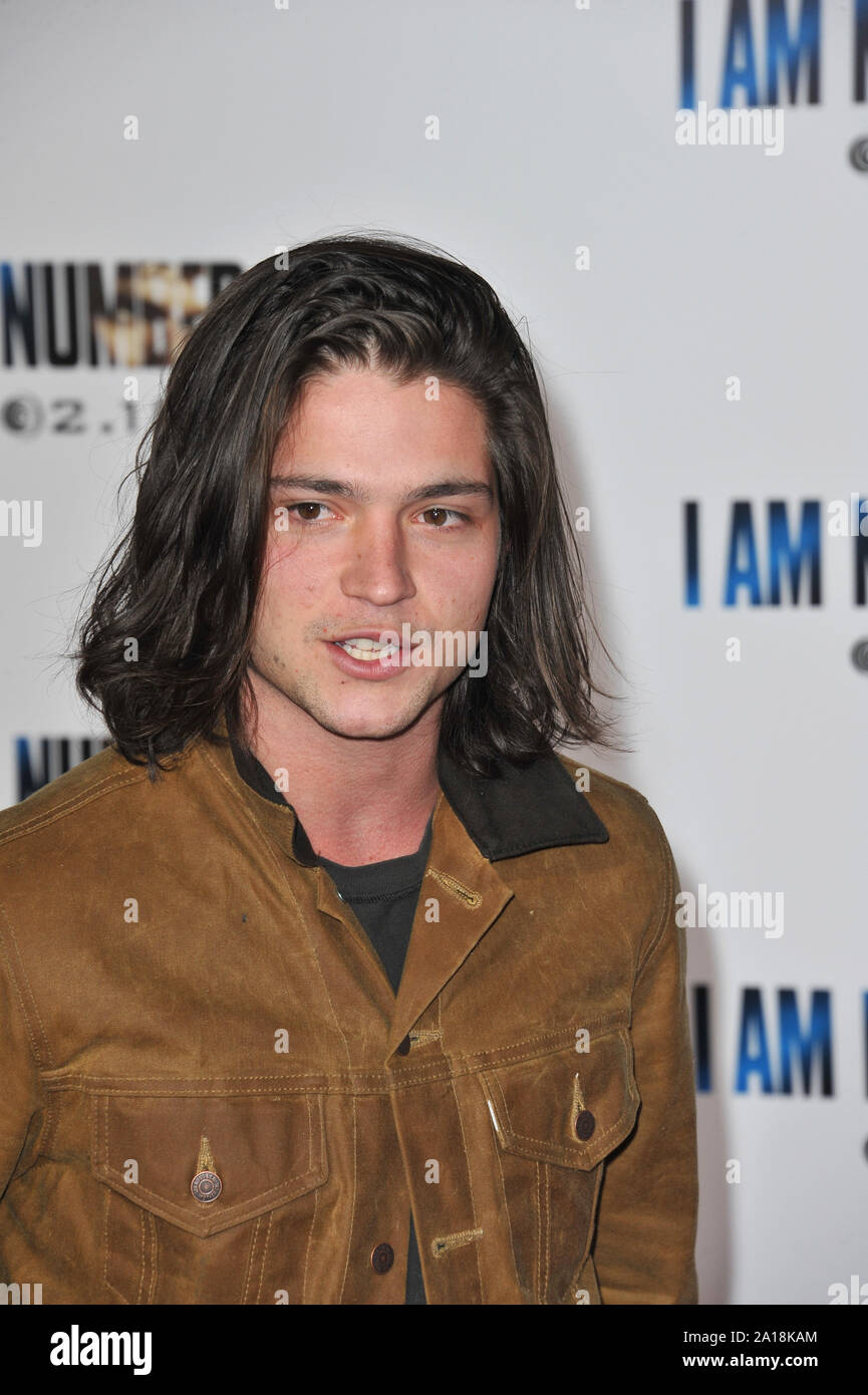 LOS ANGELES, CA. February 09, 2011: Thomas McDonnell at the world premiere of "I Am Number Four ...
