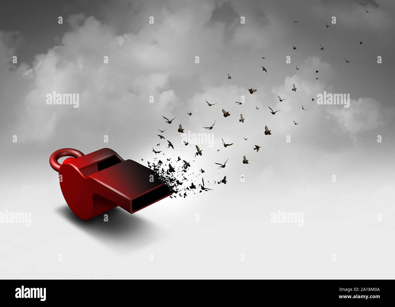 Whistle blower hi-res stock photography and images - Alamy