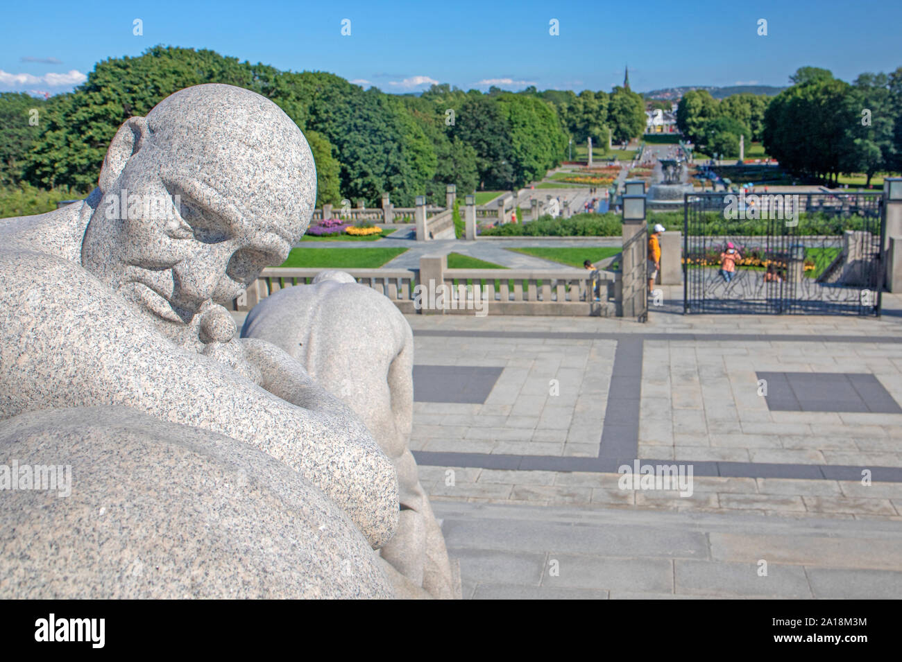 Frogner vigeland sculpture park hi-res stock photography and images - Alamy