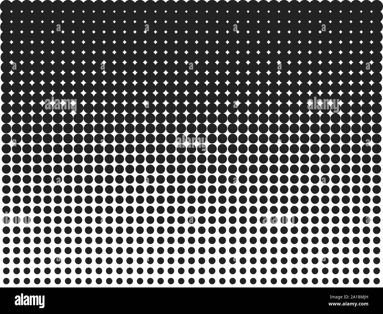 Halftone, circles, dots, transition pattern. Vector illustration Stock Vector Image & Art - Alamy