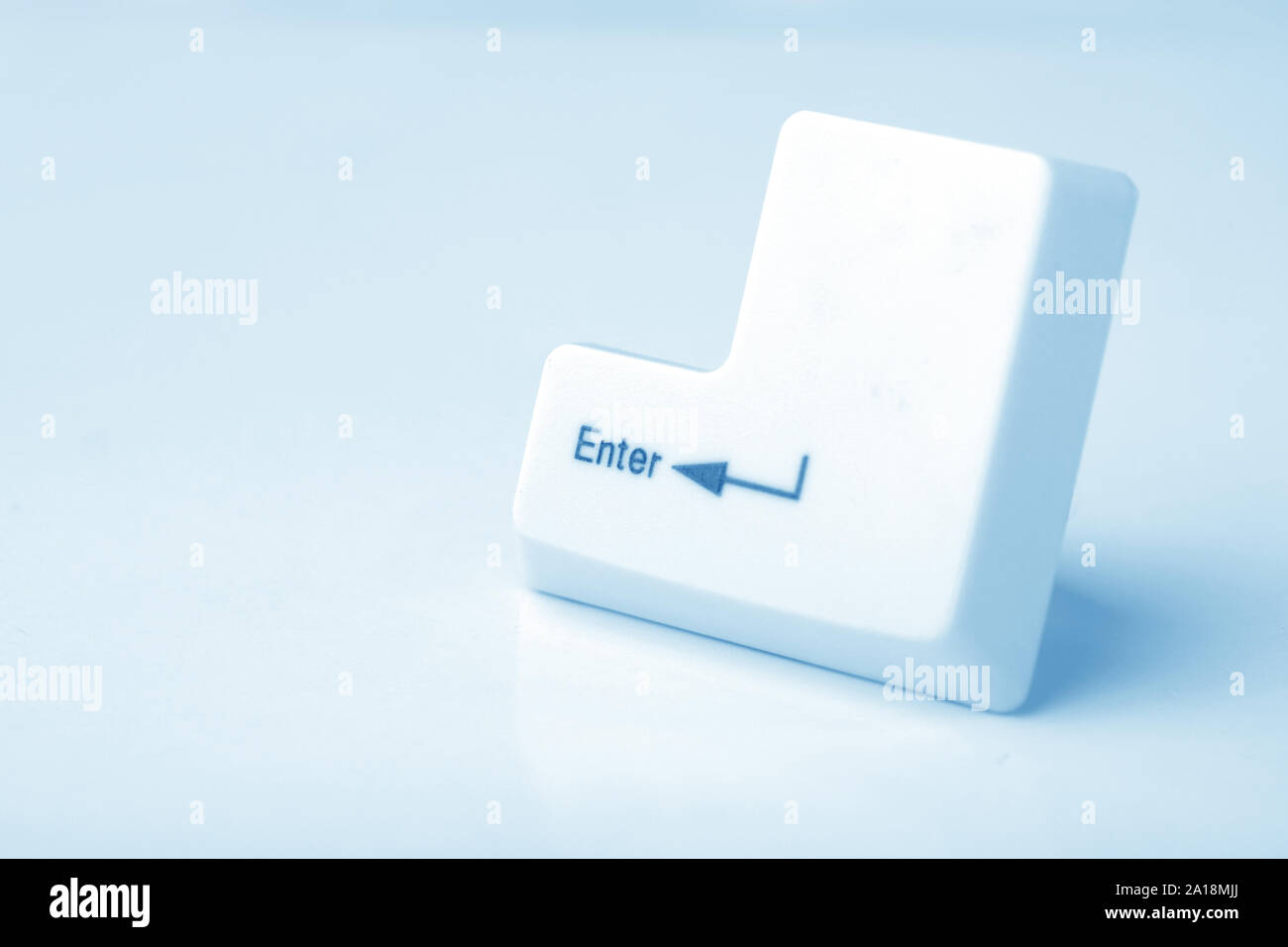 Close up of computer enter key Stock Photo - Alamy