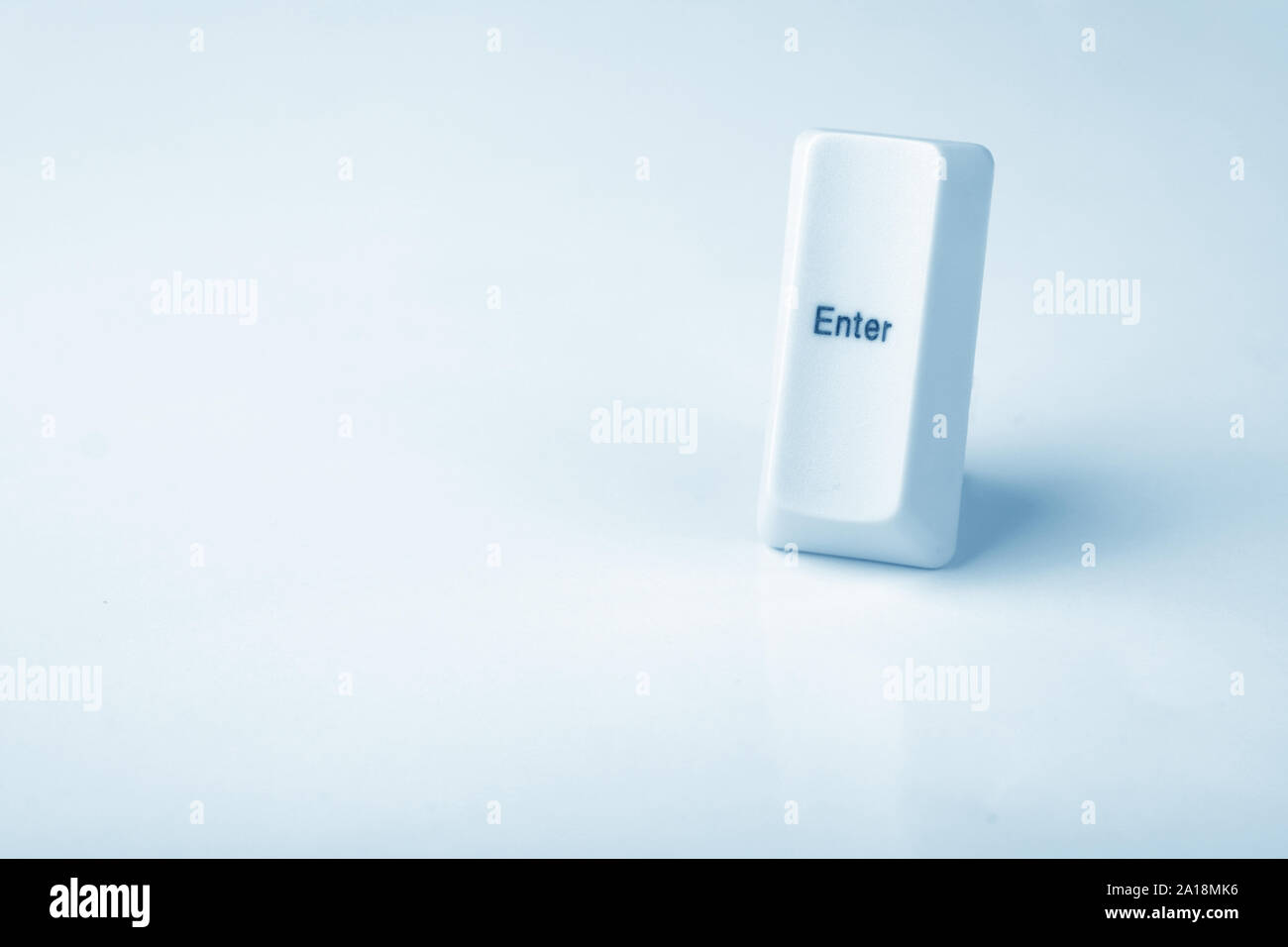 Close up of computer enter key Stock Photo - Alamy