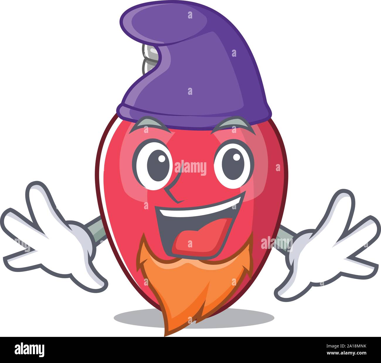 Elf christmas lights isolated in the cartoon Stock Vector Image & Art ...