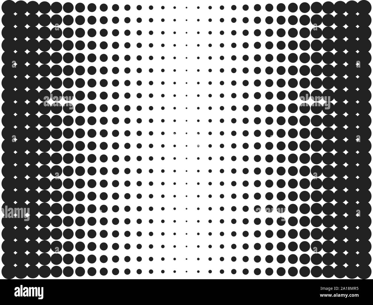 Halftone, circles, dots, transition pattern. Vector illustration Stock Vector Image & Art - Alamy