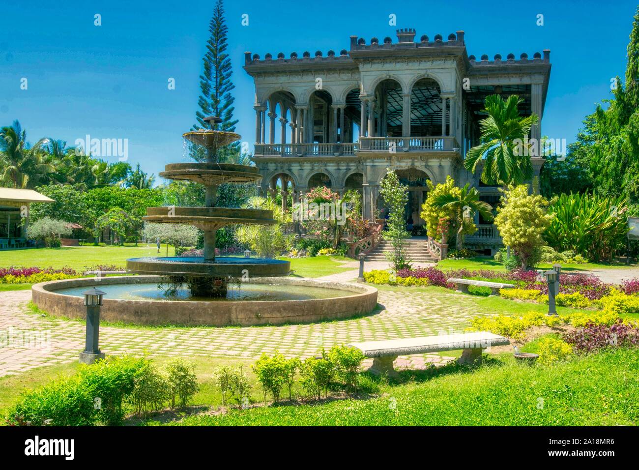 The Ruins Of Talisay Stock Photo - Alamy