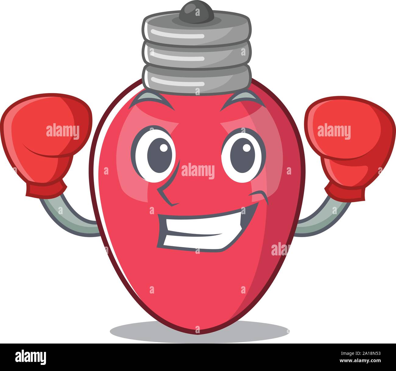 Boxing christmas lights isolated in the cartoon Stock Vector Image ...