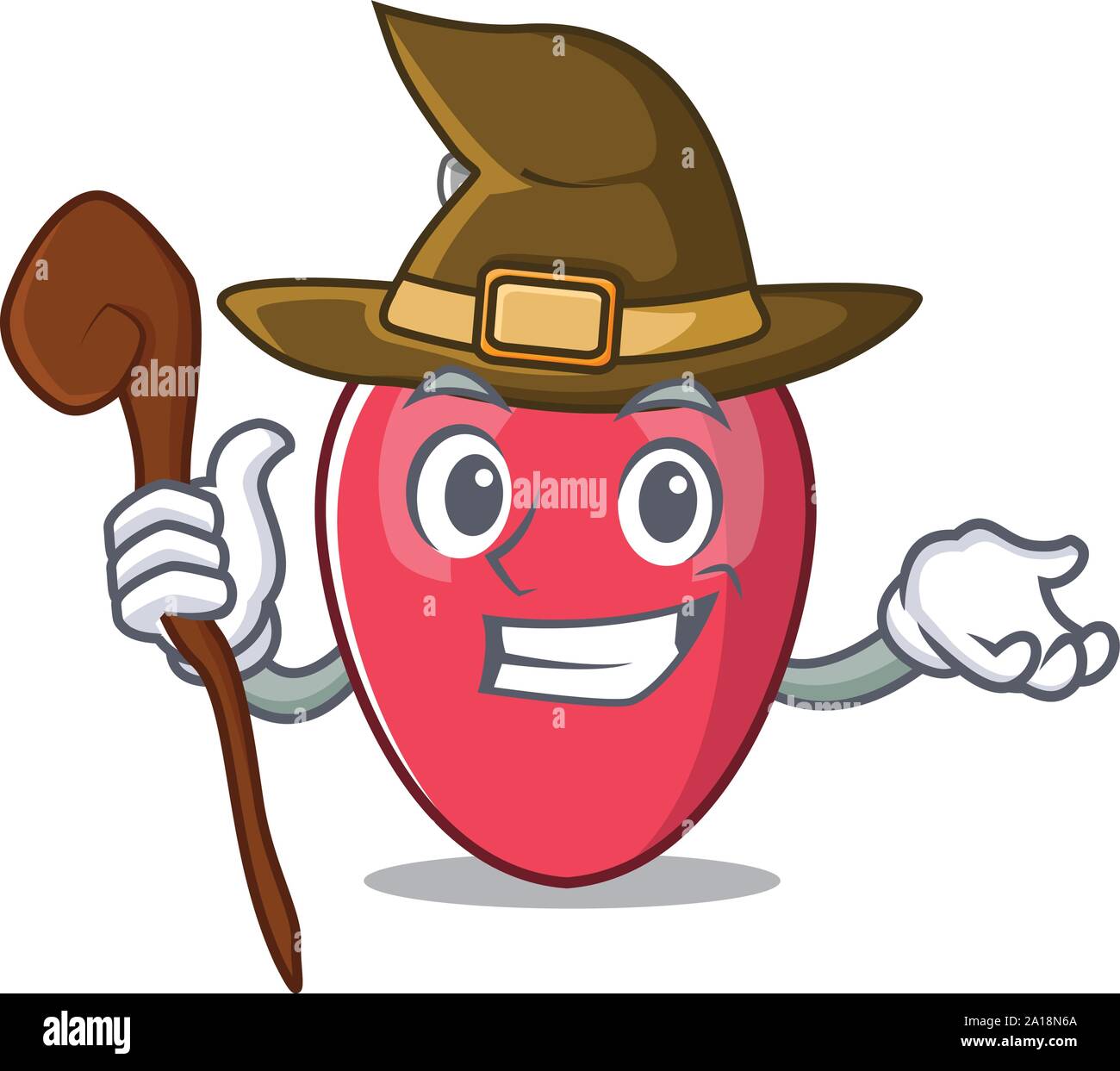 Witch Christmas lights on the mascot table Stock Vector Image & Art - Alamy