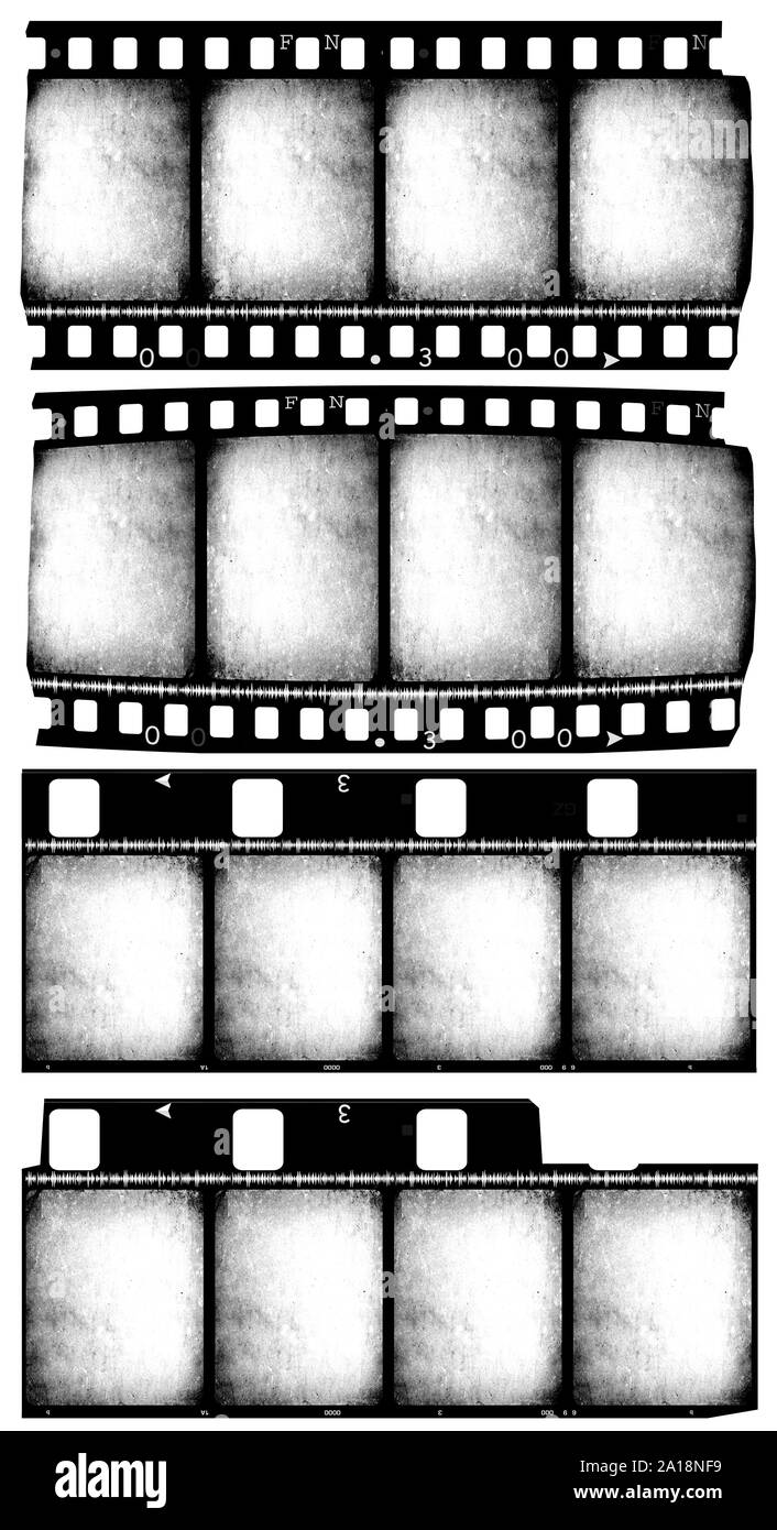 Close up of vintage movie film strips Stock Photo - Alamy