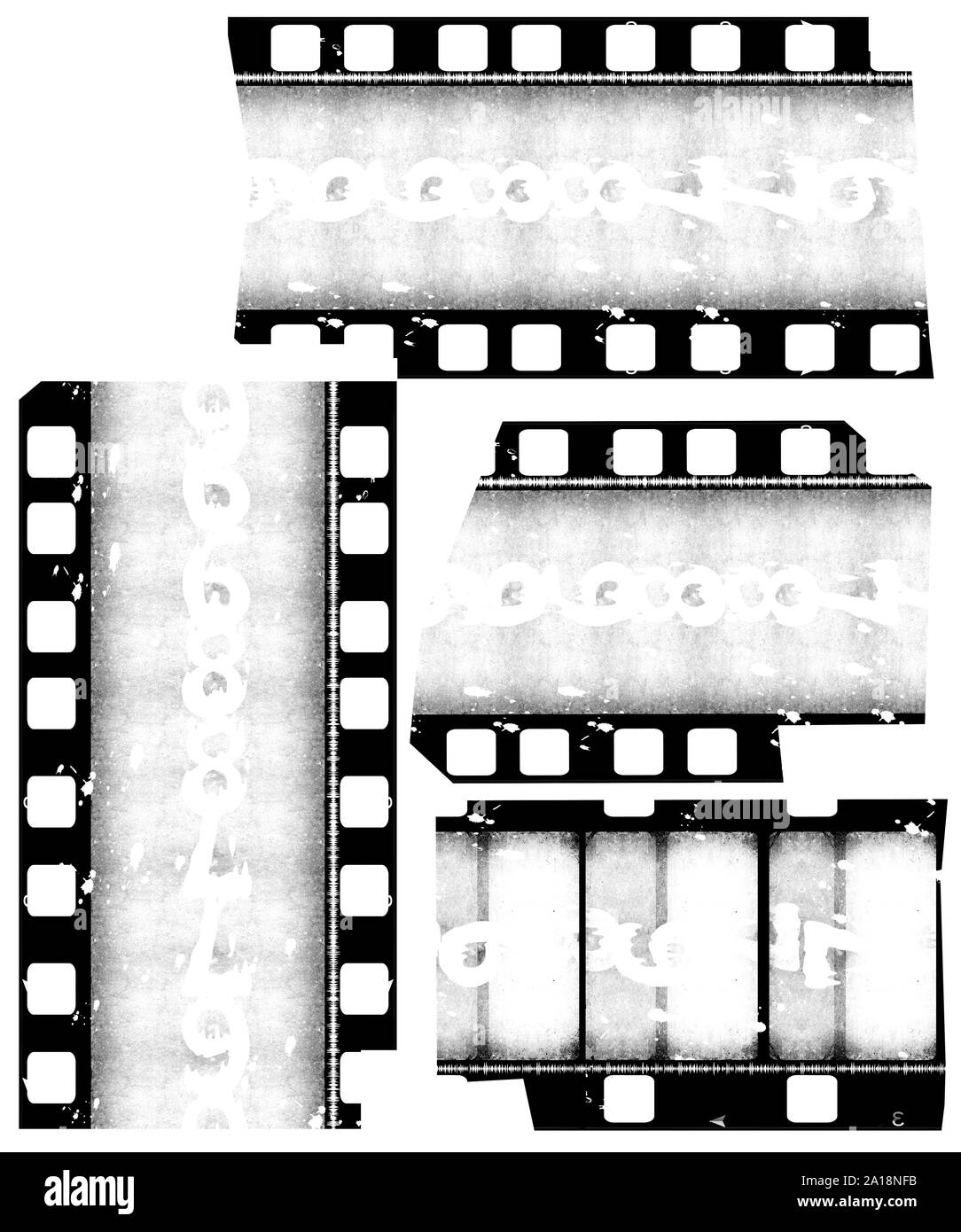 Close up of vintage movie film strips Stock Photo - Alamy