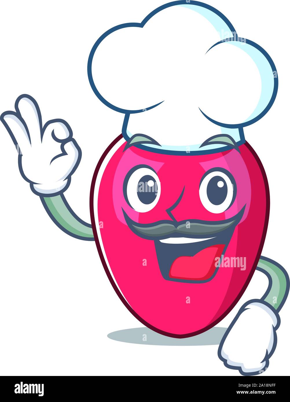 Chef christmas lights in the character shape Stock Vector Image & Art ...