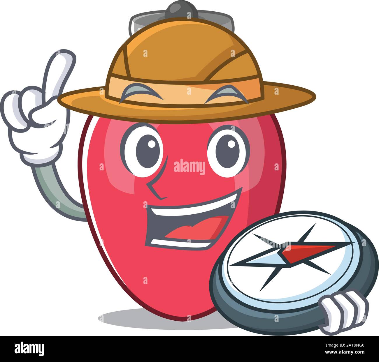 Explorer Christmas lights on the mascot table Stock Vector Image & Art ...