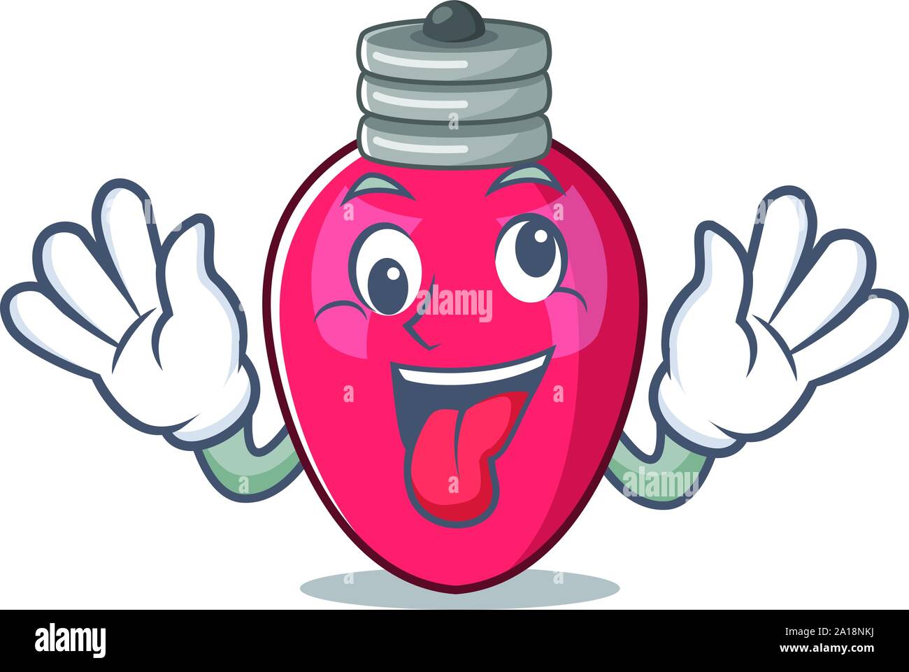 Crazy christmas lights against the cartoon wall Stock Vector Image ...