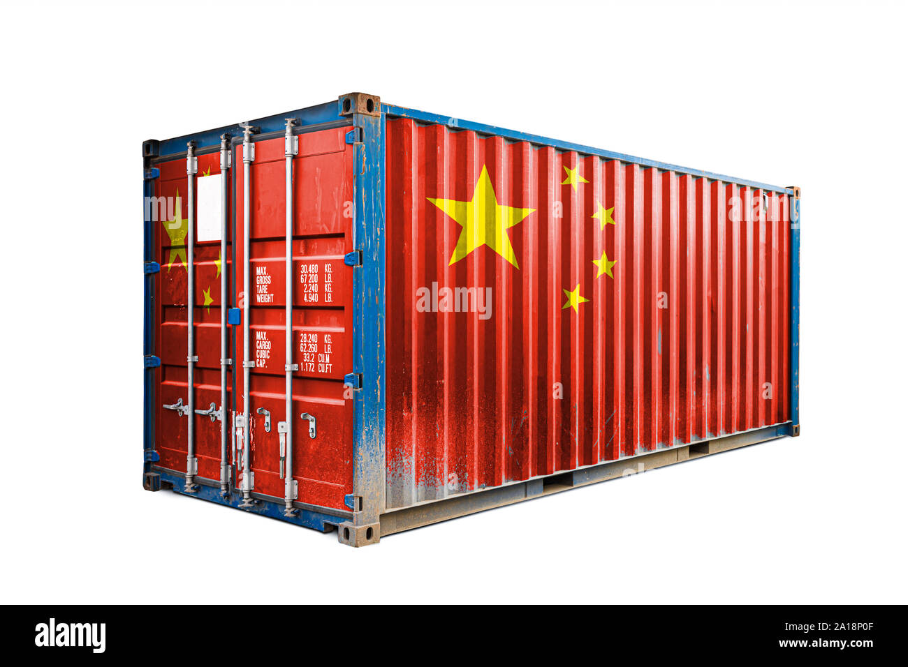 Chinese cargo ship Cut Out Stock Images & Pictures - Alamy