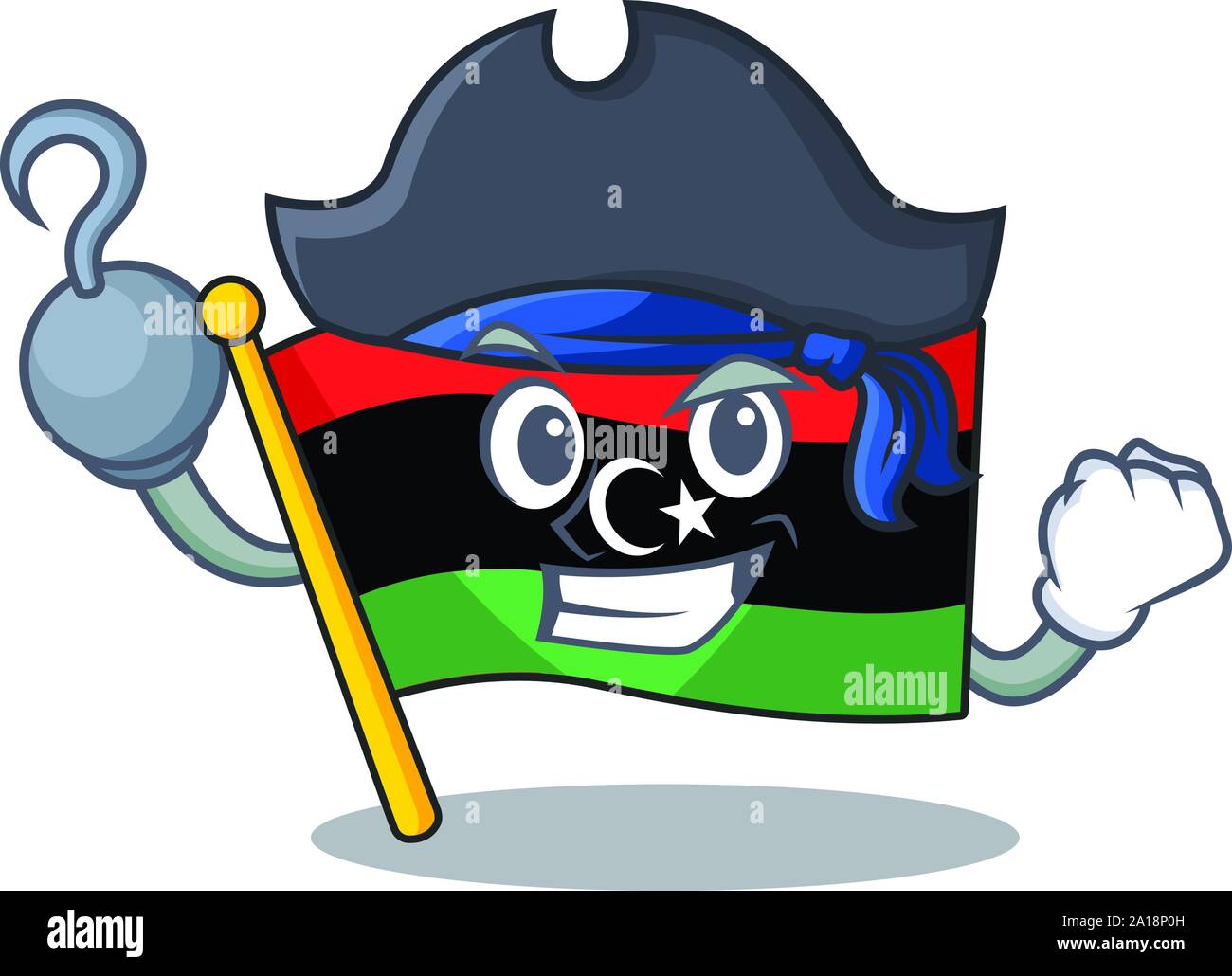 Front view old pirate Stock Vector Images - Alamy