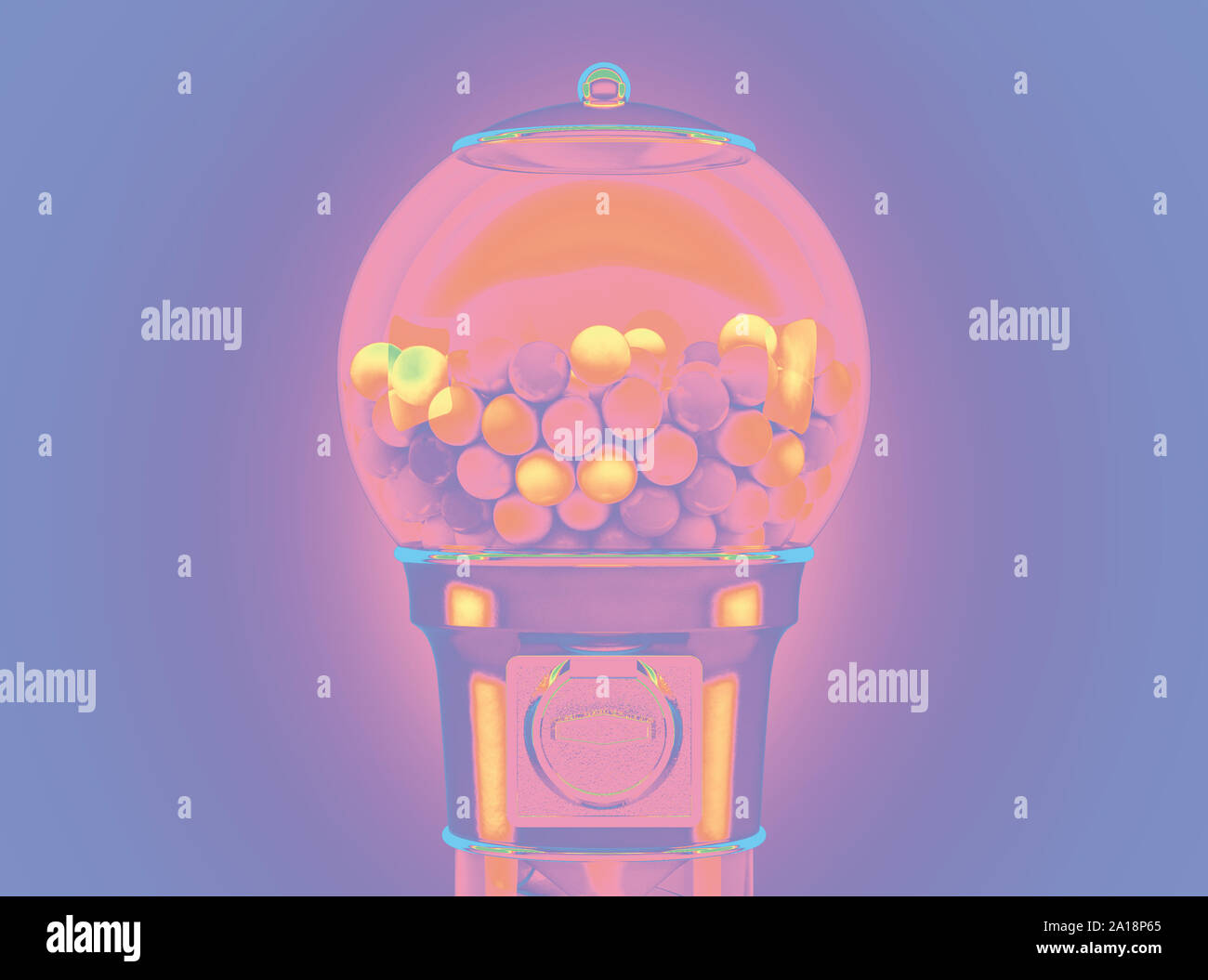 Pink bubble gum machine hi-res stock photography and images - Alamy
