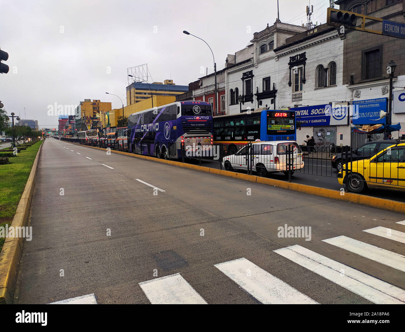 streets of the Peruvian capital Lima Peru Stock Photo - Alamy