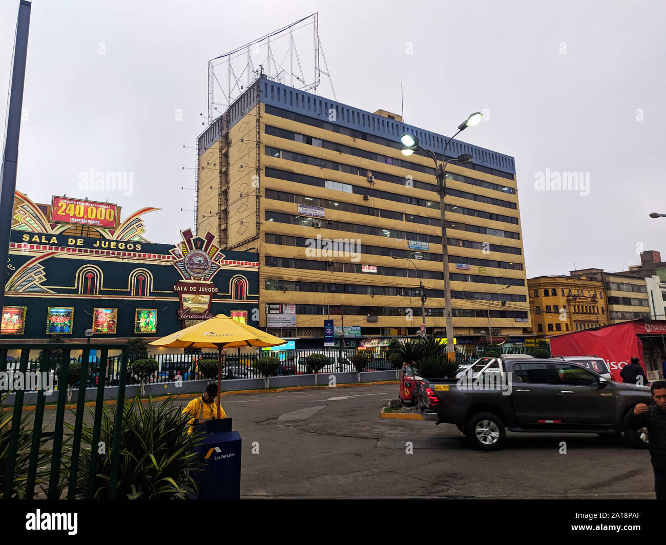 streets of the Peruvian capital Lima Peru Stock Photo - Alamy