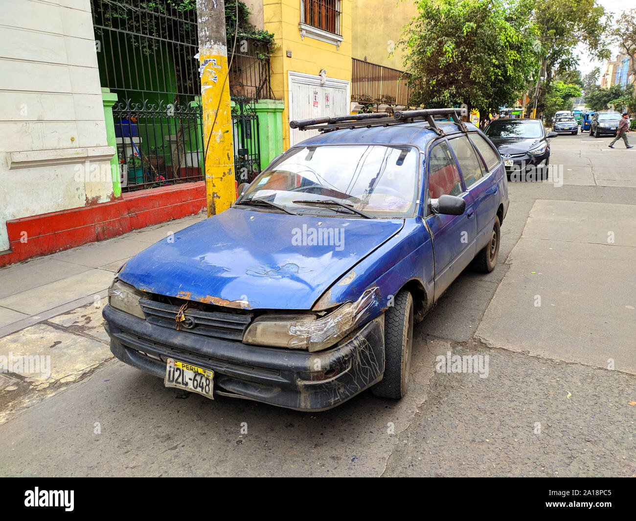 streets of the Peruvian capital Lima Peru Stock Photo - Alamy
