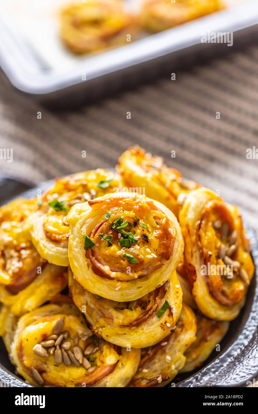 Puff pastry ham food hi-res stock photography and images - Alamy