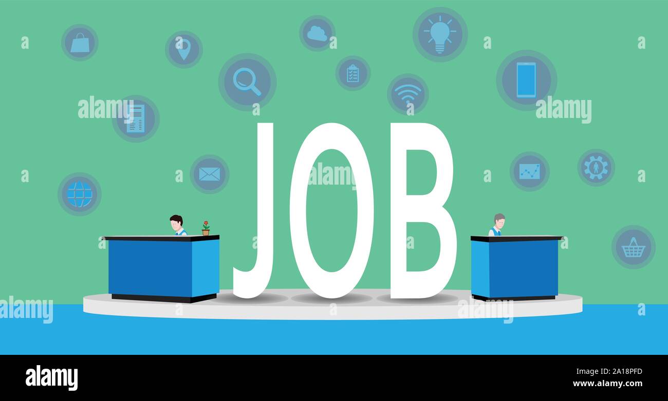 Two desks Stock Vector Images - Alamy