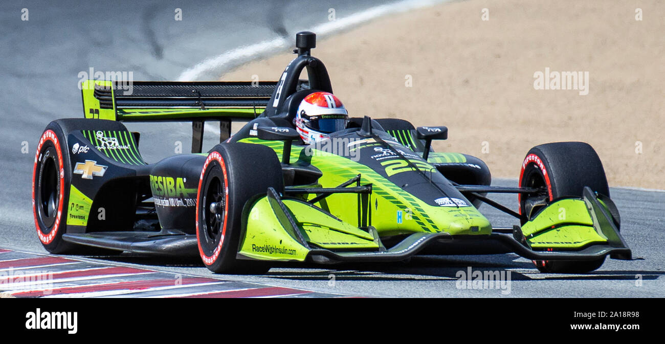Monterey, CA, USA. 22nd Sep, 2019. A. Carlin driver Charlie Kimball (23 ...