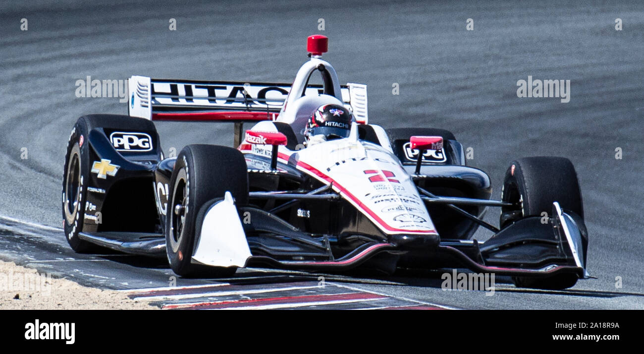 Monterey, CA, USA. 22nd Sep, 2019. A.Team Penske driver Josef Newgarden ...