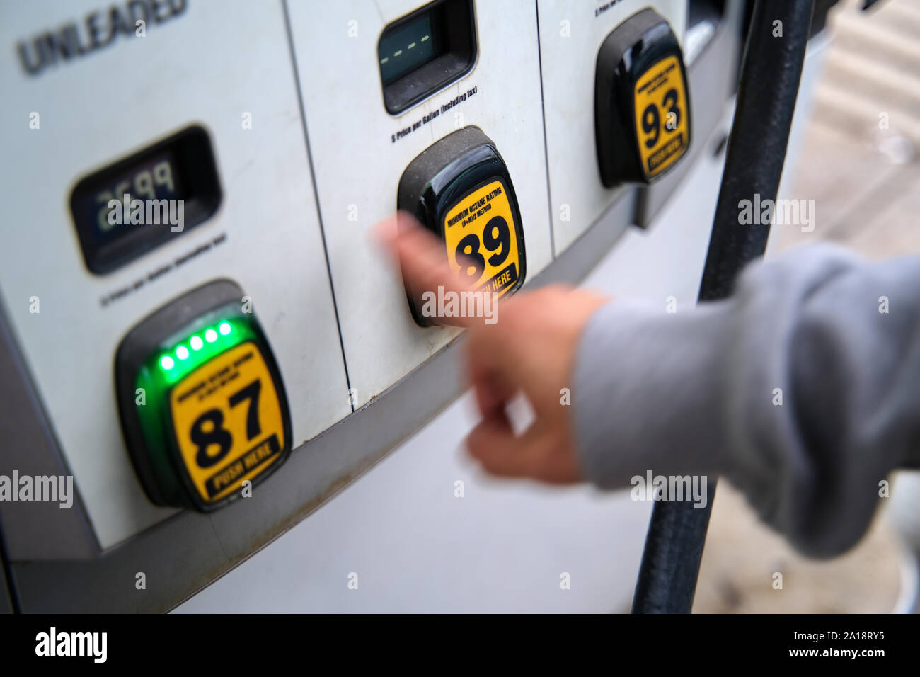Octane gas pump hi-res stock photography and images - Alamy