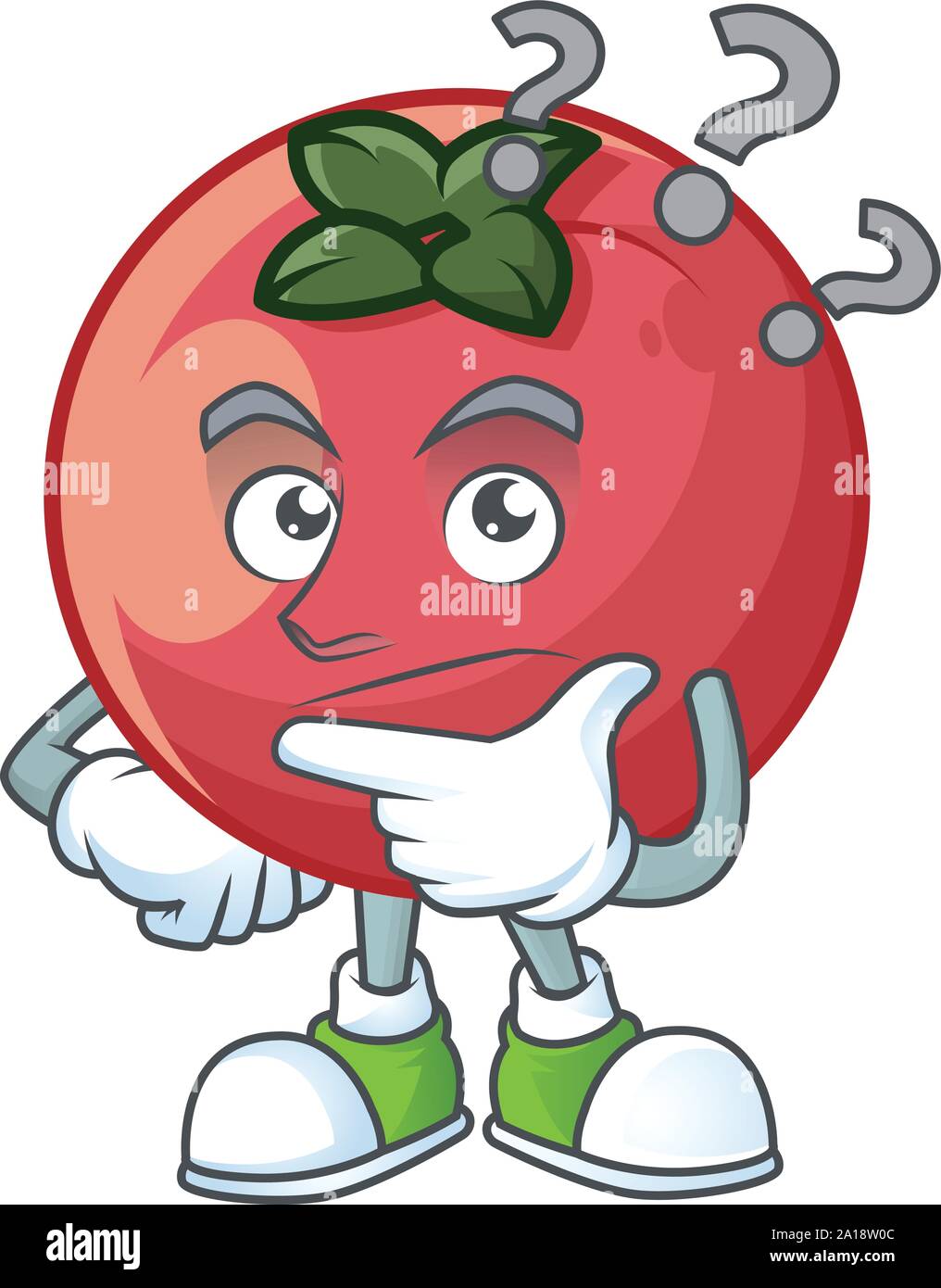 Thinking velvet apple fruit for healthy juice Stock Vector Image & Art ...