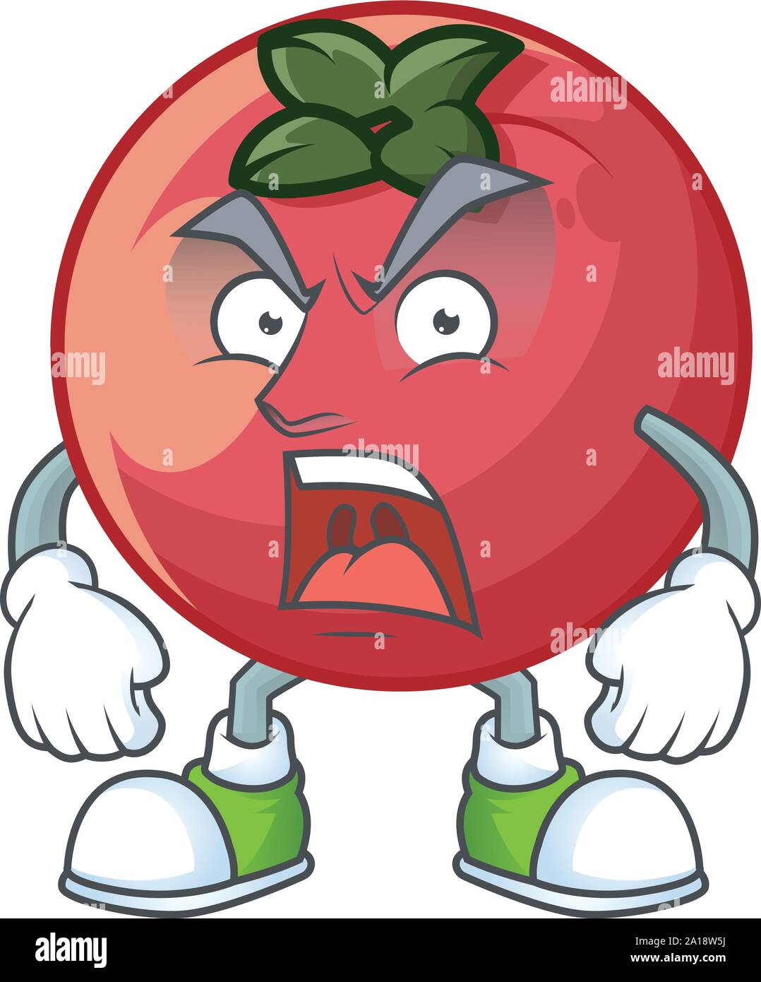 Apple anger Stock Vector Images - Alamy