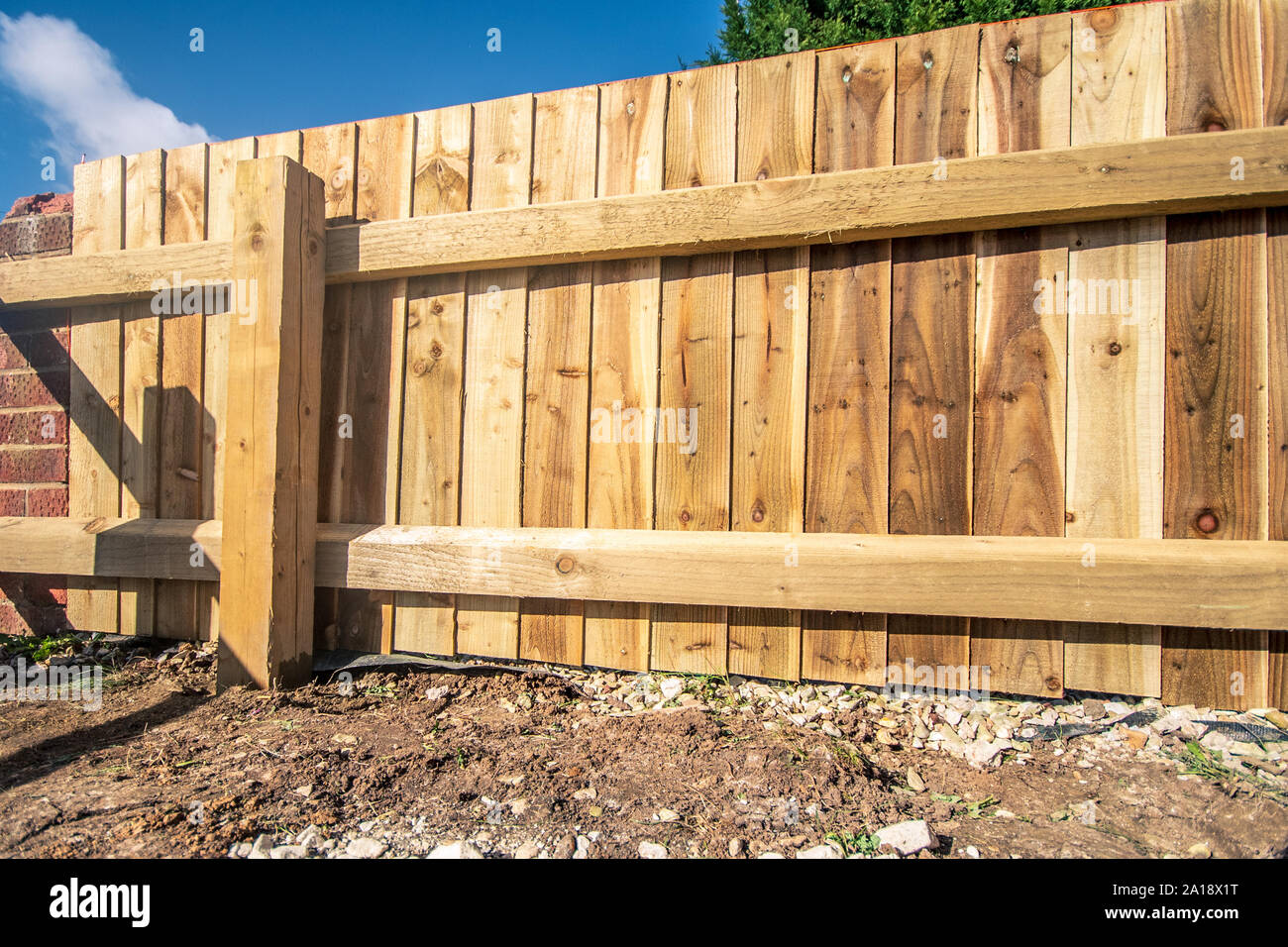 Garden fence hi-res stock photography and images - Alamy